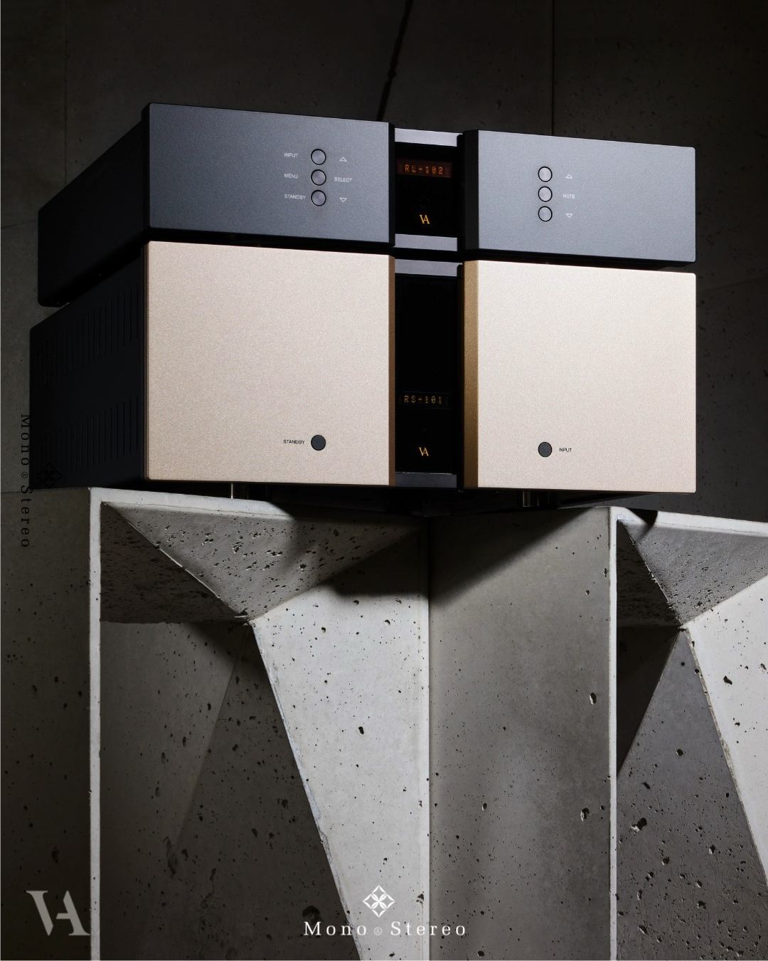 Vitus Audio RL-102 Line Stage | RS-101 Stereo Power Amplifier ...