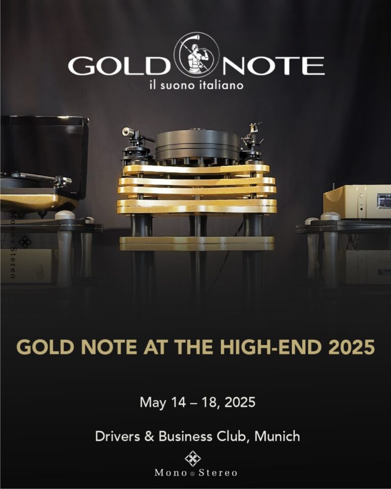 Gold Note At Munich High-End Audio Show 2025 – Ultimate High-Fidelity
