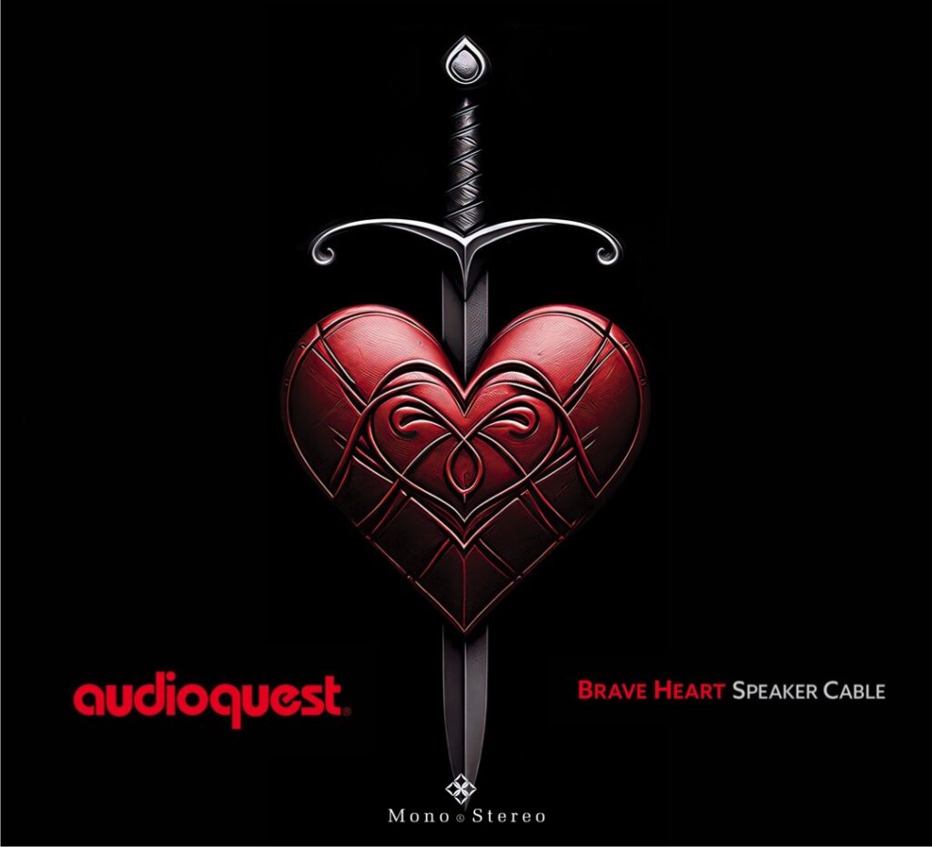 AudioQuest Brave Heart ZERO-Tech Speaker Cable – Ultimate High-Fidelity