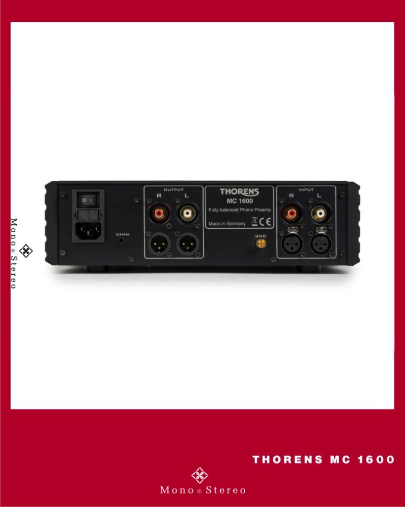 Thorens MC 1600 Phono Preamplifier – Ultimate High-Fidelity
